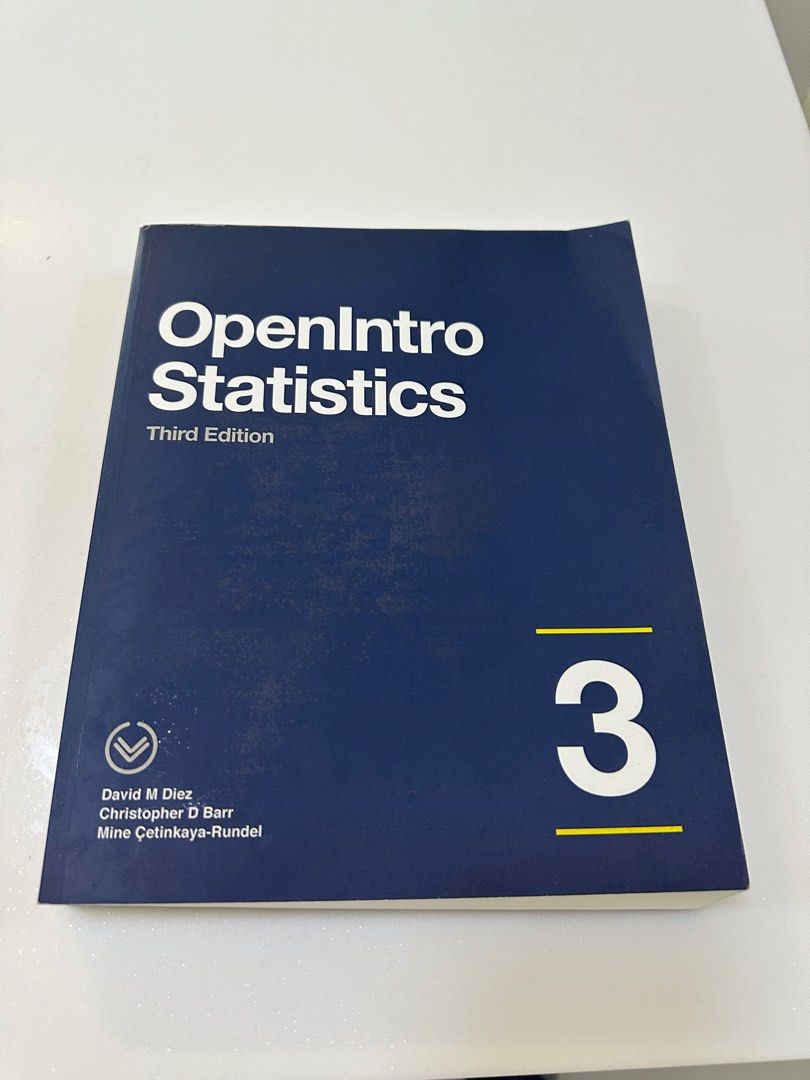Free, Open Intro Statistics 3rd Edition, Hobbies & Toys, Books ...