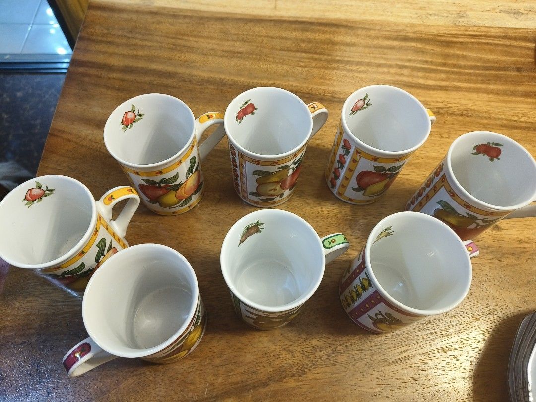 Fresh fruit design mugs, Furniture & Home Living, Kitchenware ...