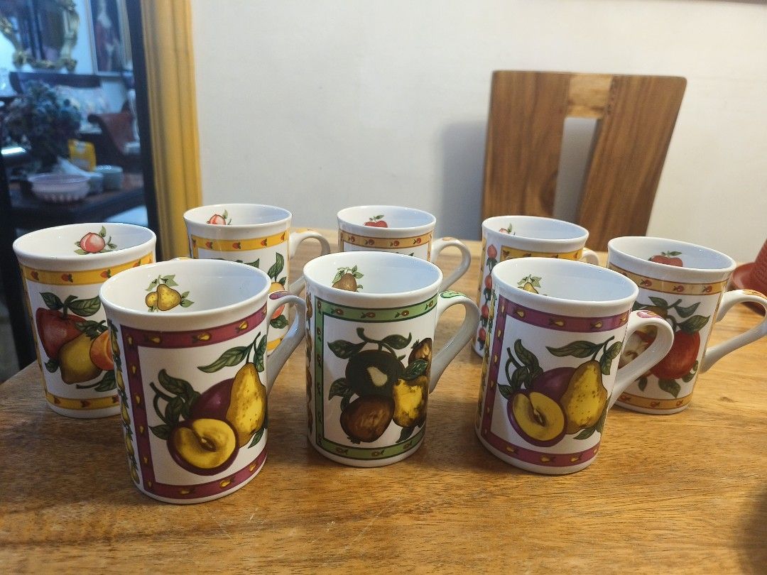 Fresh fruit design mugs, Furniture & Home Living, Kitchenware ...
