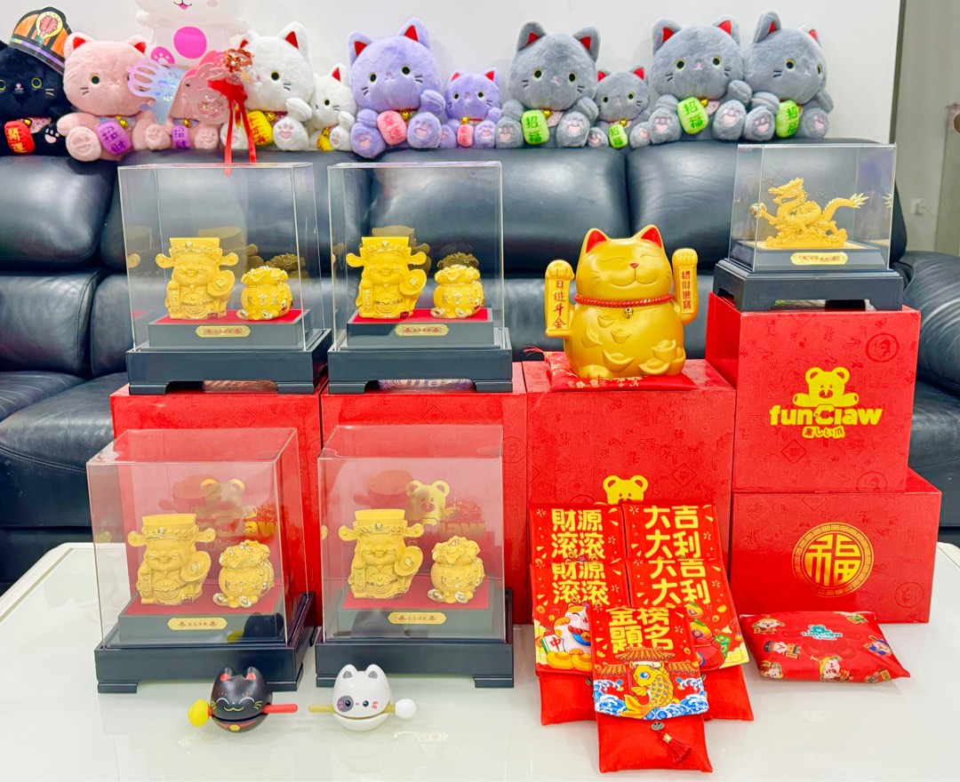 Fun Claw Gold Fortune God, Fortune Cat & Dragon, Everything Else on ...
