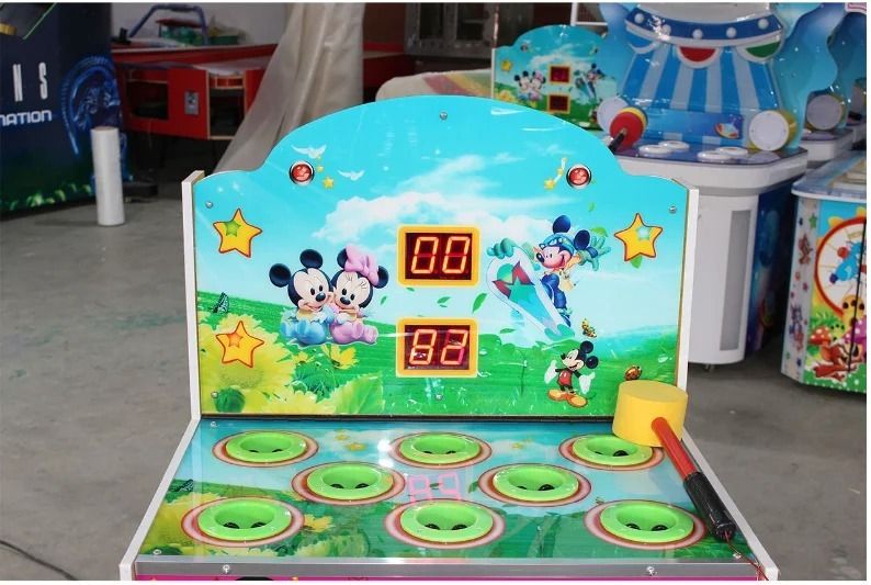 Game Center Whack a Mole Kids Hammer Hit Mickey Mouse Hit Hammer Arcade ...