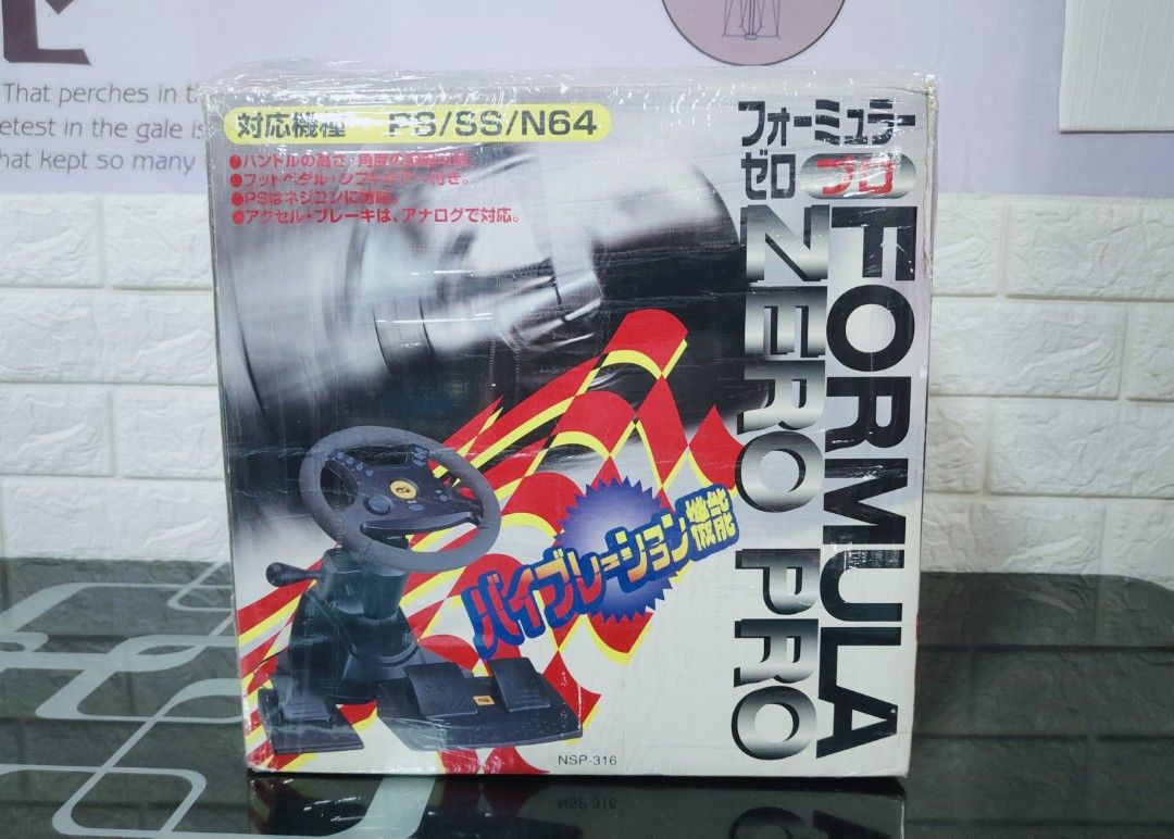 Game Source Formula Zero Pro | N64~ PS1~Sega Saturn Steering Wheel ...