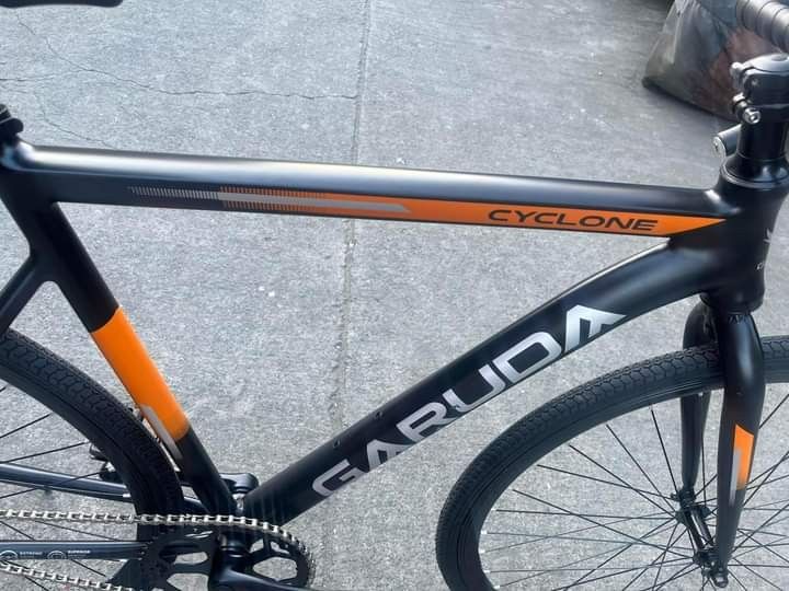 GARUDA CYCLONE AERO ALLOY FIXIE V2 DROP BAR 700C X 23C, Sports ...