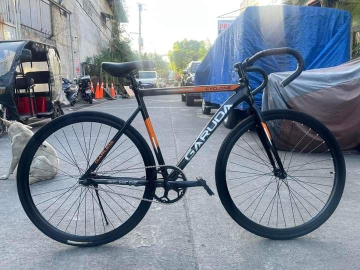 GARUDA CYCLONE AERO ALLOY FIXIE V2 DROP BAR 700C X 23C, Sports ...