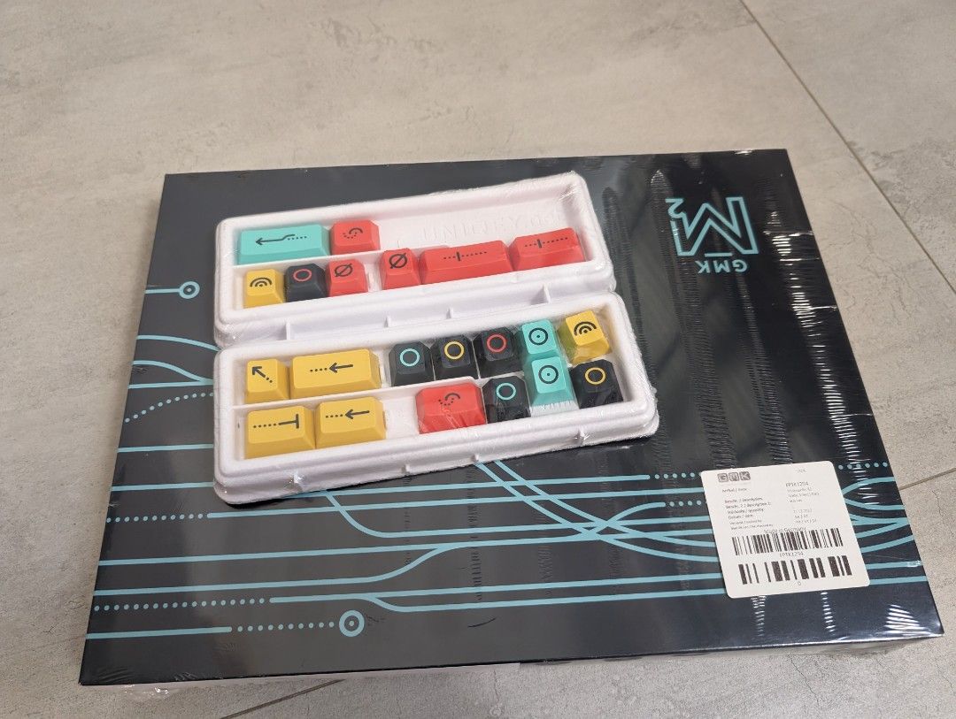 GMK Metropolis Midnight Base Kit + Signs Mechanical Keyboard Keycaps ...