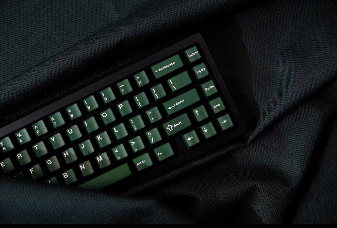 [GMKSTYLE] Emerald Green keycaps , Computers & Tech, Parts ...