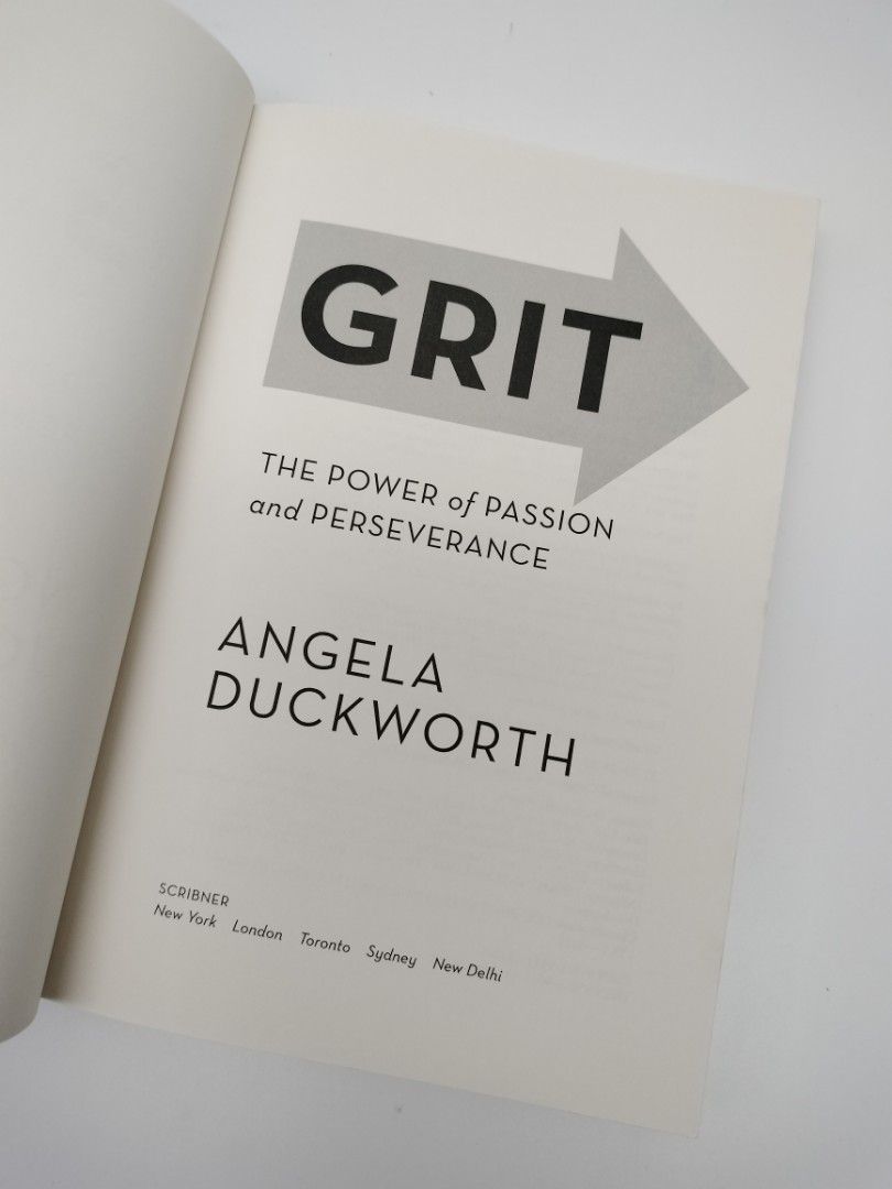 Grit by Angela Duckworth, Hobbies & Toys, Books & Magazines, Fiction ...