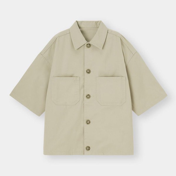 Gu Chef Shirt Half Sleeve, Men's Fashion, Coats, Jackets and Outerwear ...