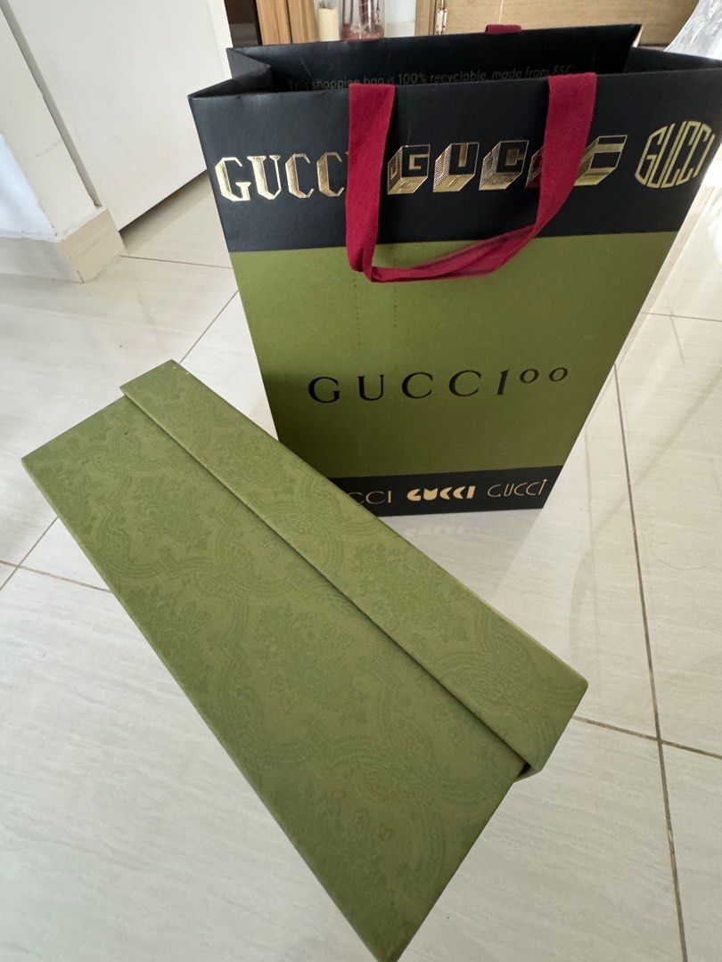 Gucci Shoe box and Bag, Luxury, Accessories on Carousell