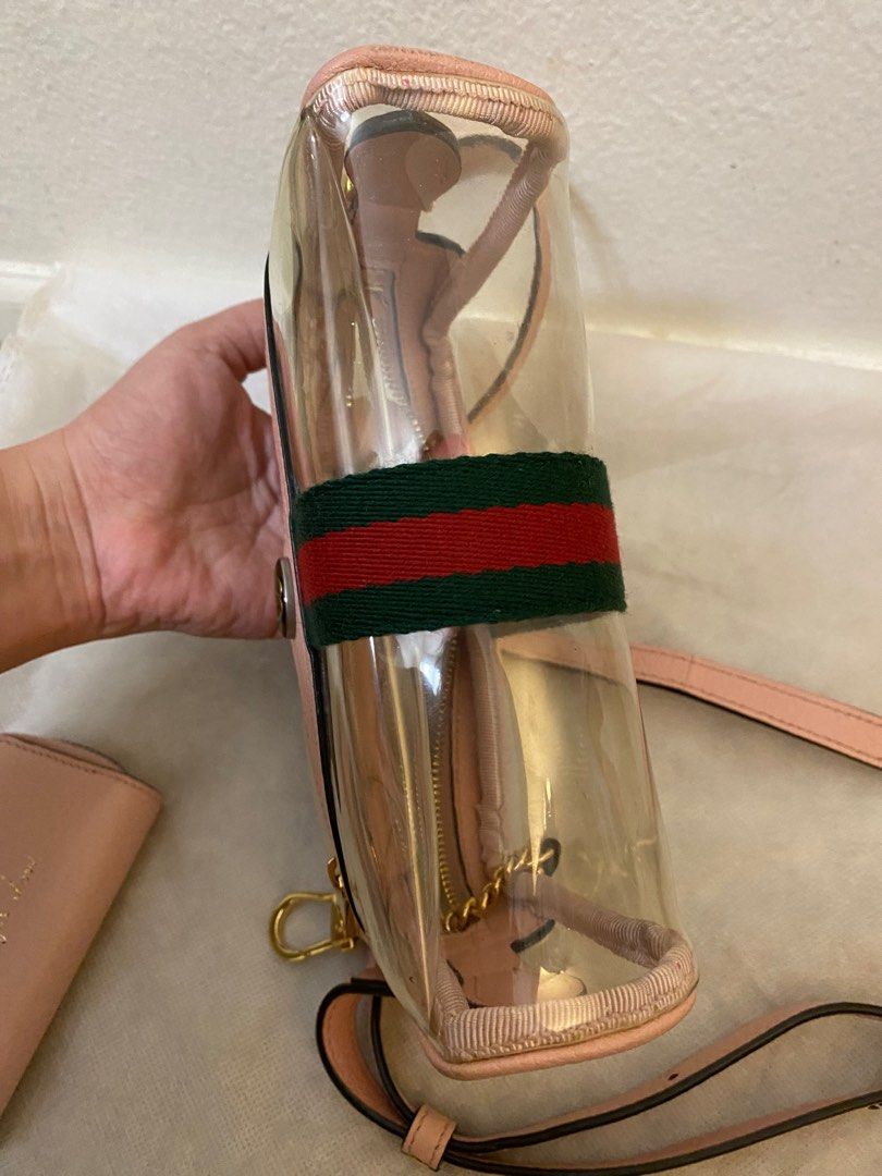 Gucci Web Vinyl Ophidia Crossbody Bag And Wallet, Women's Fashion, Bags ...