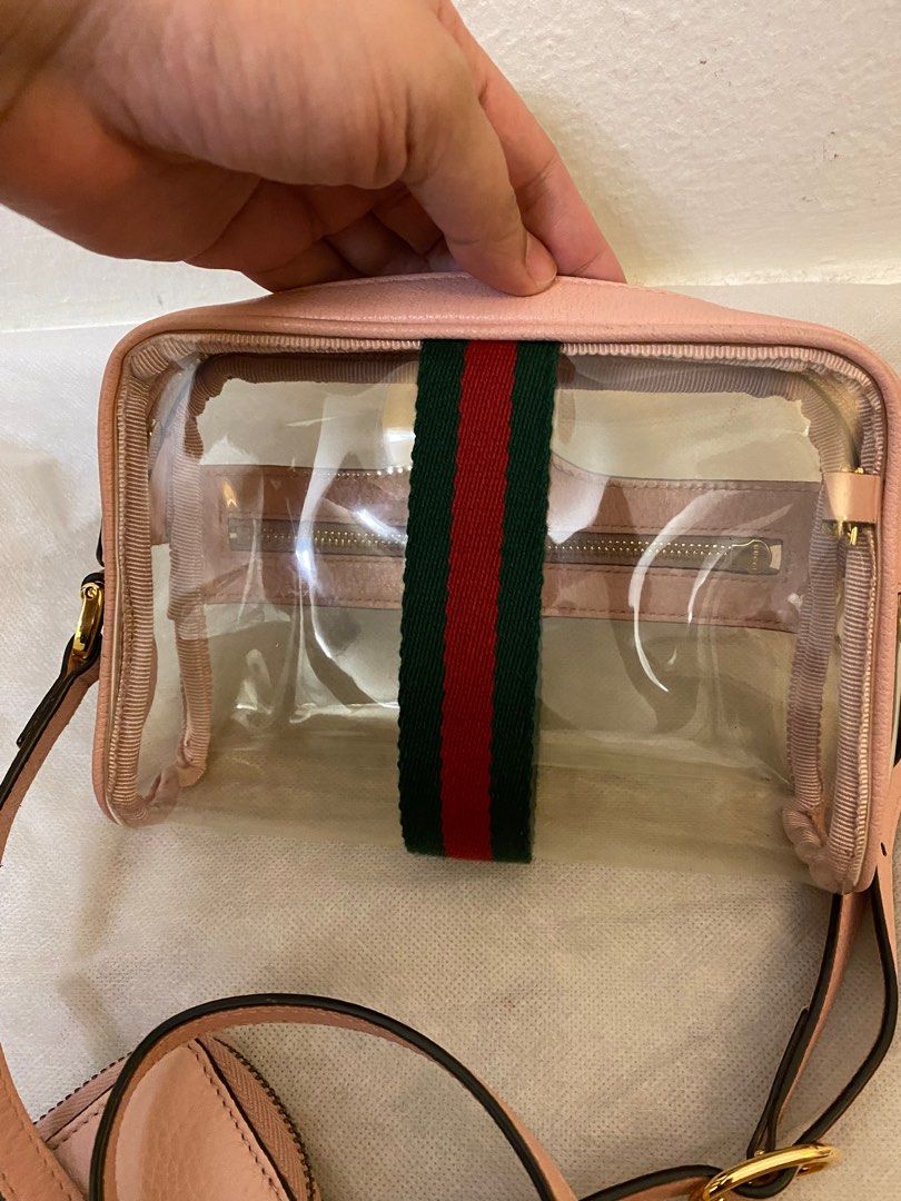 Gucci Web Vinyl Ophidia Crossbody Bag And Wallet, Women's Fashion, Bags ...