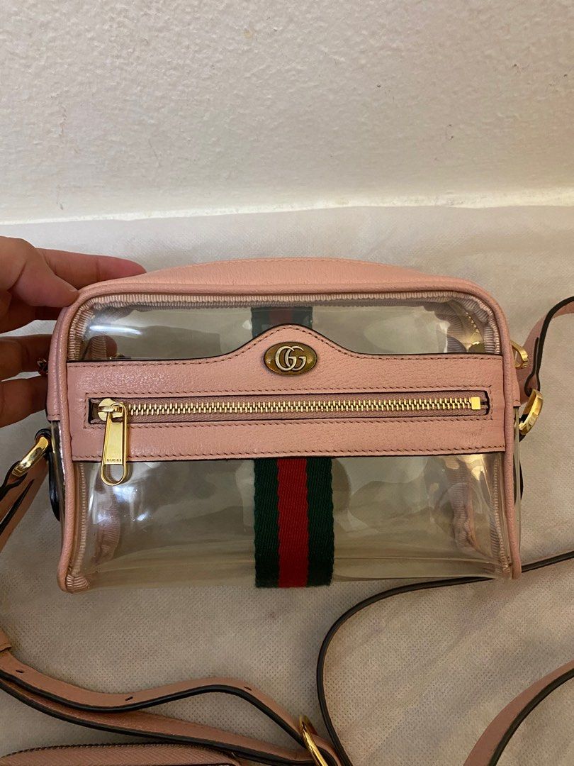 Gucci Web Vinyl Ophidia Crossbody Bag And Wallet, Women's Fashion, Bags ...
