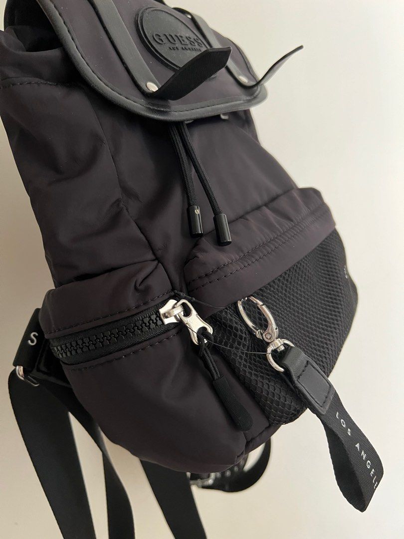 Guess - Black Eva Backpack, Women's Fashion, Bags & Wallets, Backpacks ...