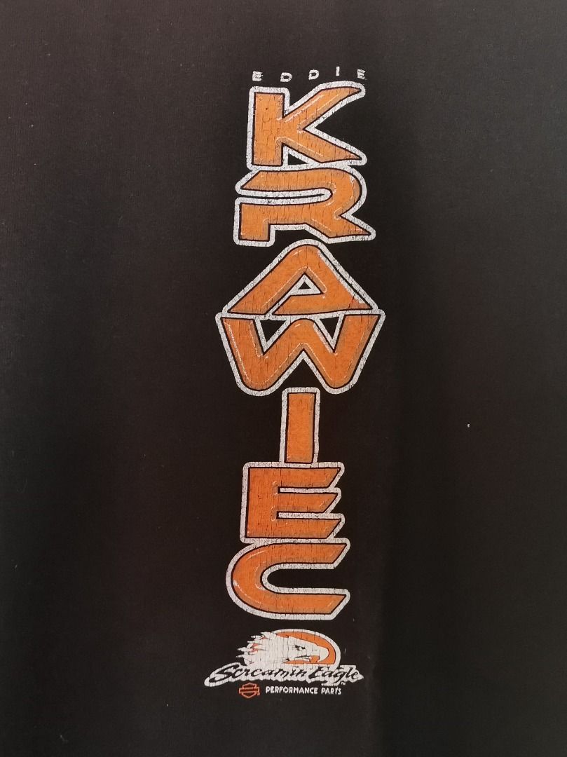 Harley Davidson Eddie Krawiec shirt, Men's Fashion, Tops & Sets ...