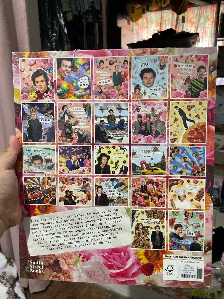 HARRY STYLES PULL OUT POSTER BOOK, Hobbies & Toys, Books & Magazines ...