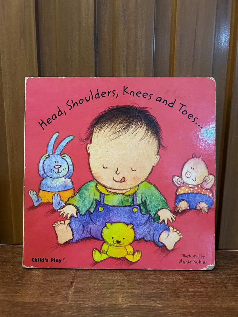 Head, shoulders, knees and toes board book - preloved, Hobbies & Toys ...