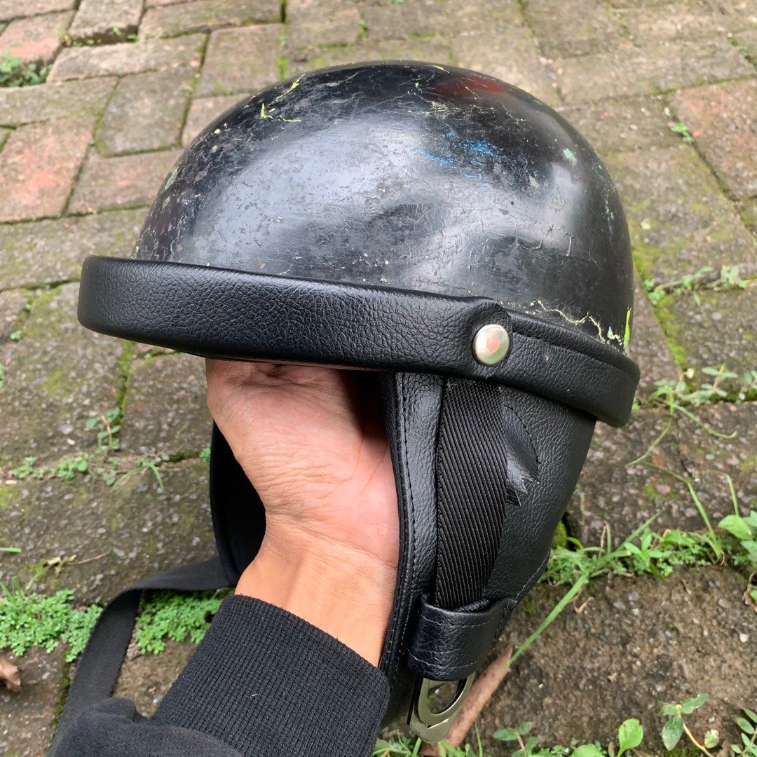 Helm jadul vintage jungli vespa, Motor di Carousell
