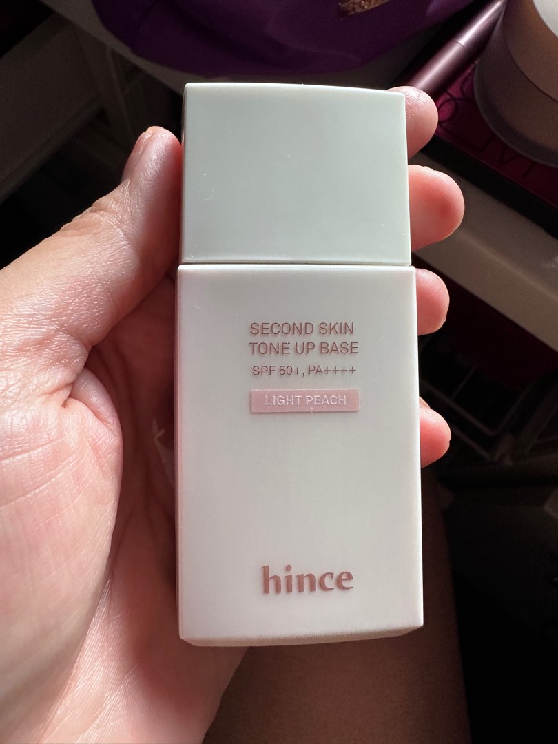 Hince Second Skin Tone Up Base 35ml, Beauty & Personal Care, Face ...