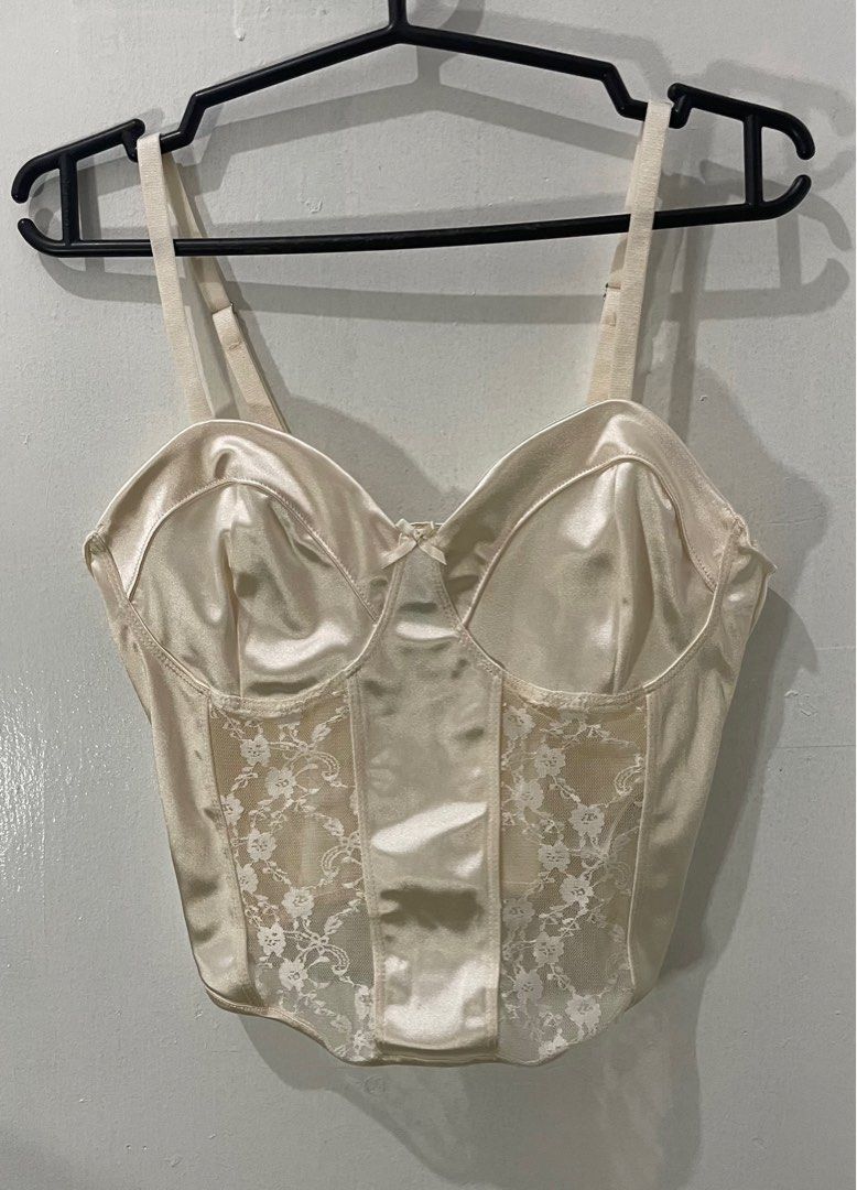 H&M Lace Corset top, Women's Fashion, Tops, Sleeveless on Carousell