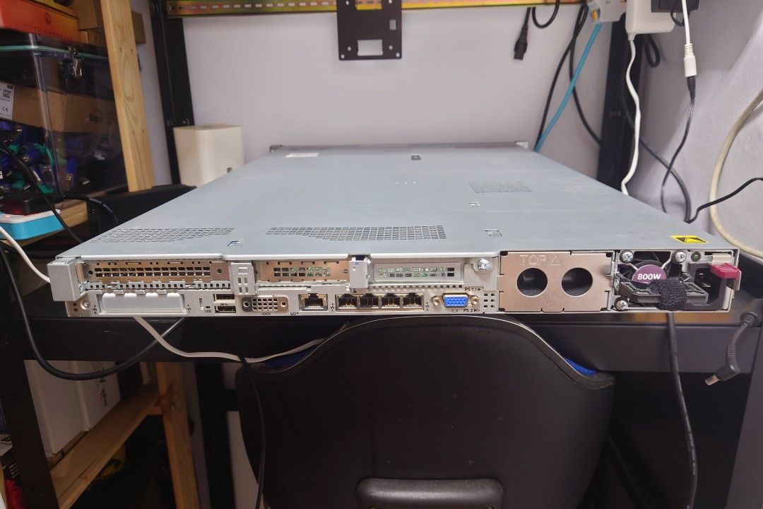 How proliant dl360 gen 10 with 4x 1.2tb hdd, xeon bronze 3106, 32gb ram, quad rj45 port ...