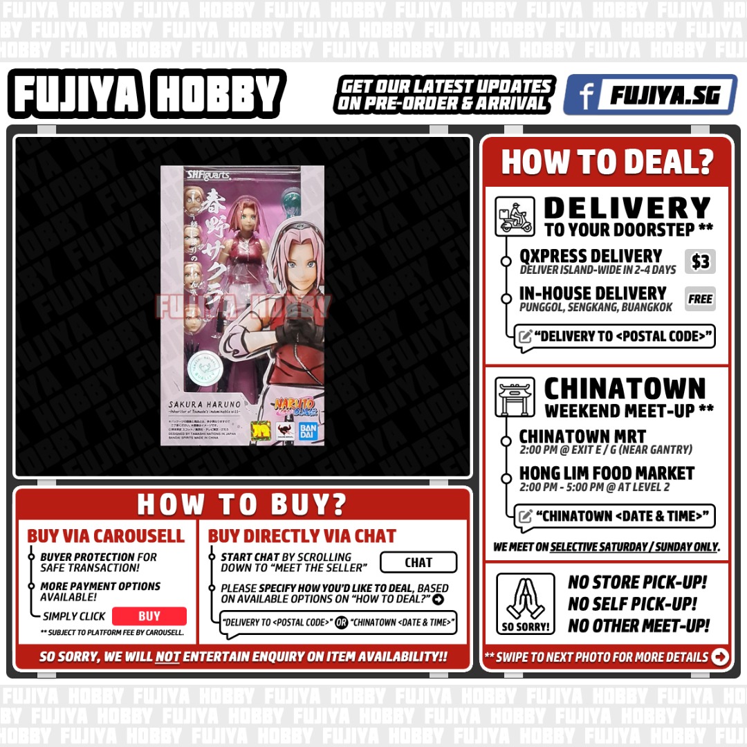 [IN-STOCK!!] S.H. Figuarts Sakura Haruno -The Inheritor of Tsunade's ...