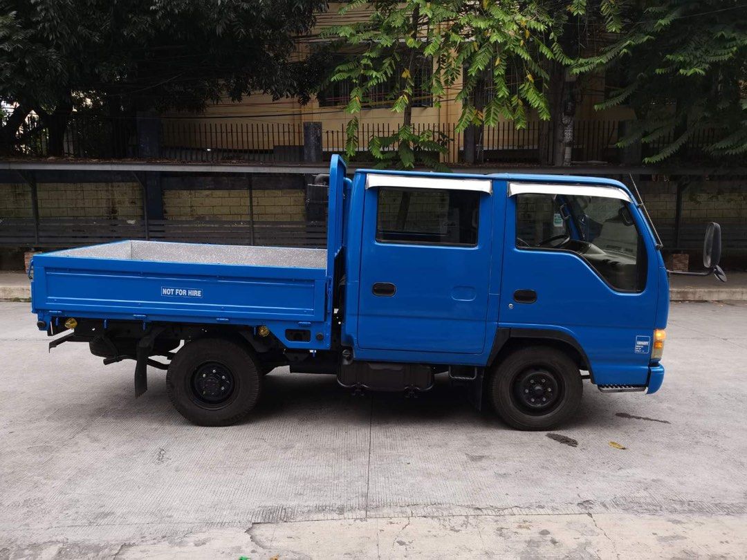 Isuzu Elf 4W Double Cab Cargo Dropside, Aluminum Van, Mini Dump Trucks ...