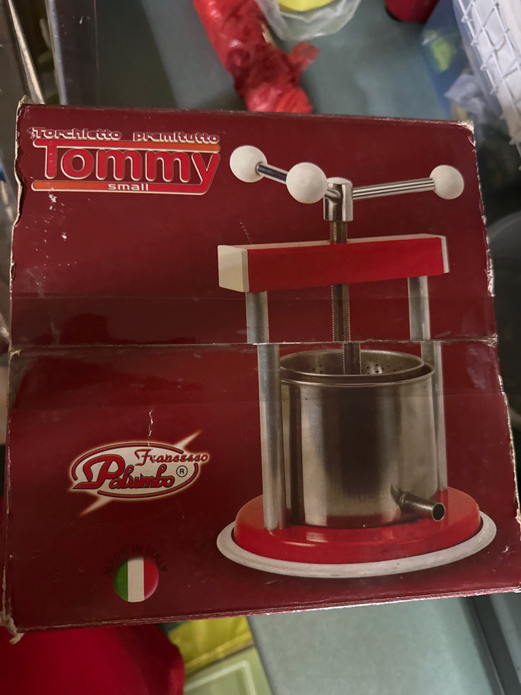 Italian Stainless steel press for nut milks, juices etc, TV & Home ...