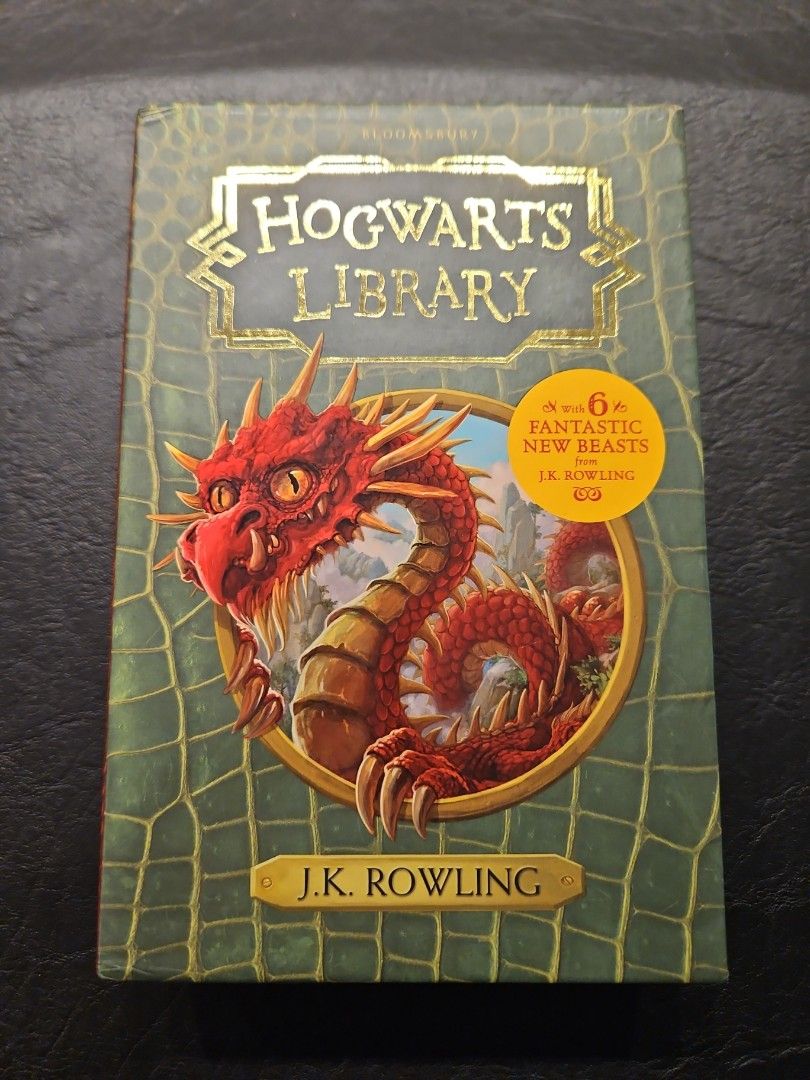 JK Rowling Hogwarts Library: Quidditch Through the ages, Fantastic ...