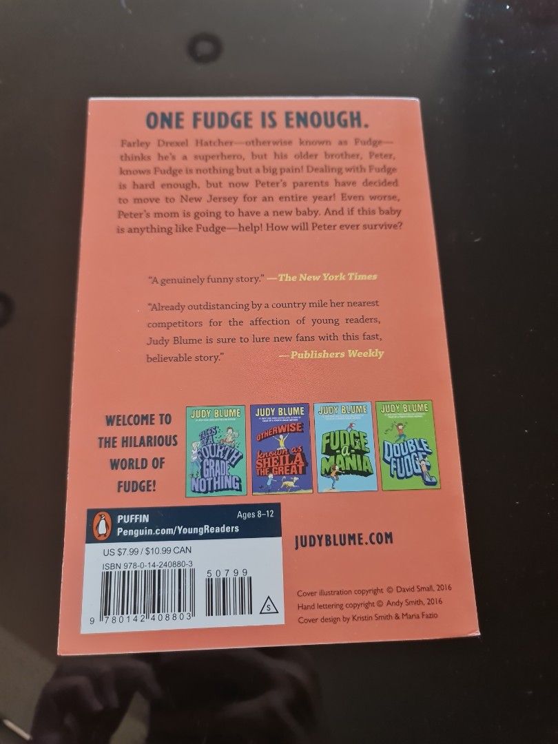 Judy Blume Superfudge, Hobbies & Toys, Books & Magazines, Children's ...