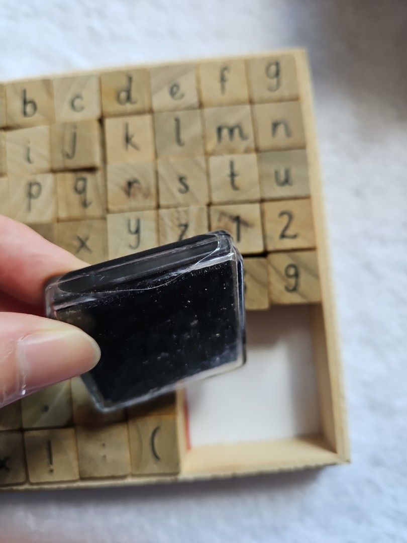 KiKki.K alphabet and numbers stamp set, Hobbies & Toys, Stationery ...