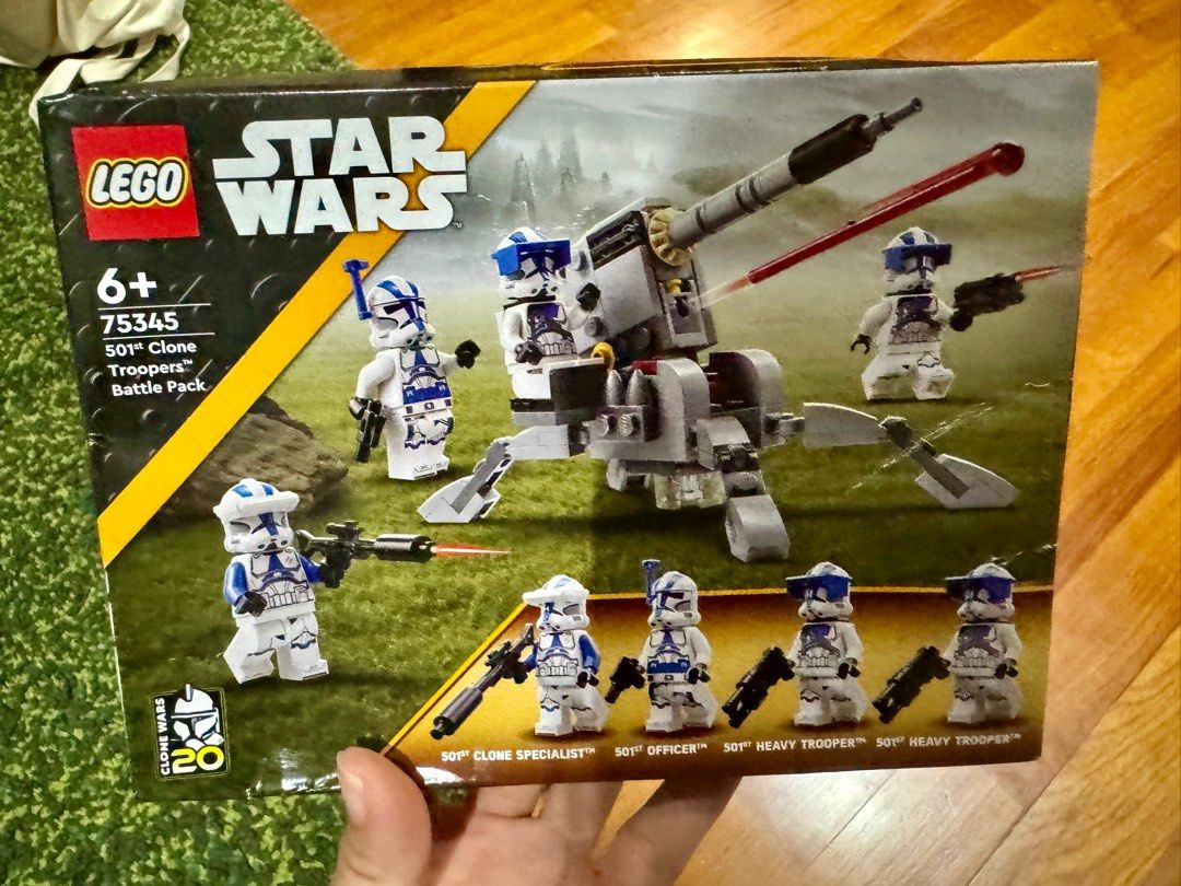 Lego 75345 _ 6+ _ 501st Clone Troopers Battle Pack, Hobbies & Toys ...