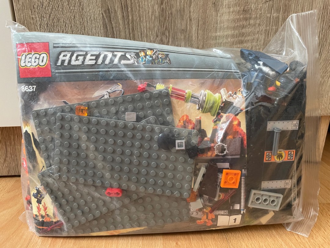 Lego 8637: Lego Agents Volcano Base, Hobbies & Toys, Toys & Games on ...