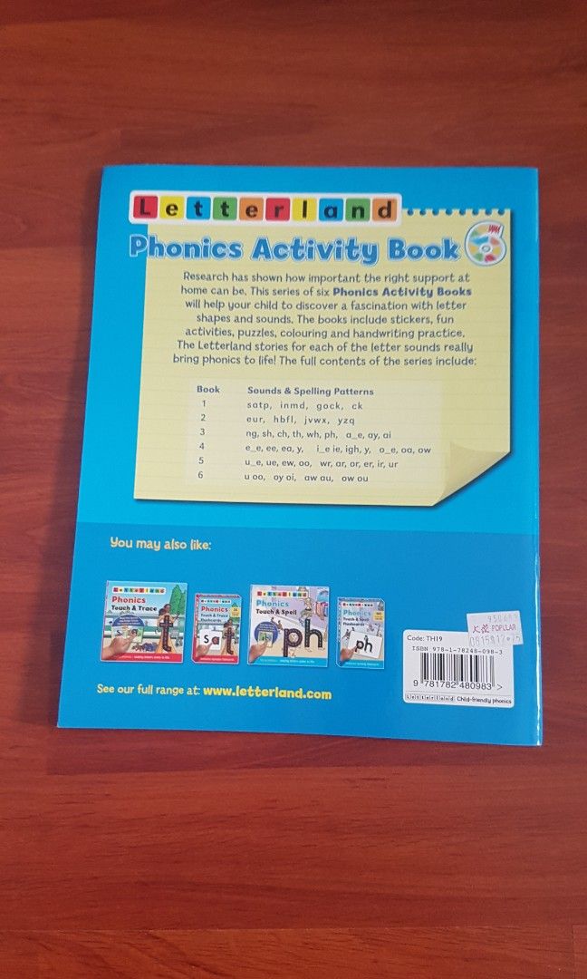 Letterland Phonics Activity Book 6, Hobbies & Toys, Books & Magazines ...
