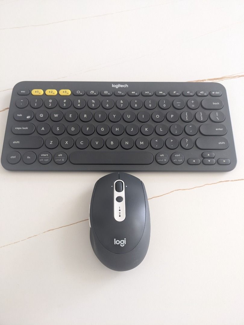 Logitech K380 Multi-Device Bluetooth Keyboard AND Logitech M585 Mouse, Computers & Tech, Parts ...
