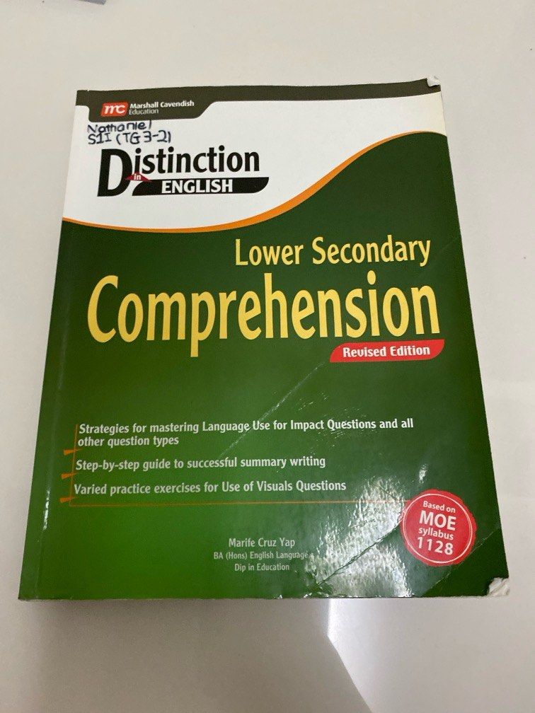 Lower Secondary comprehension, Hobbies & Toys, Books & Magazines ...