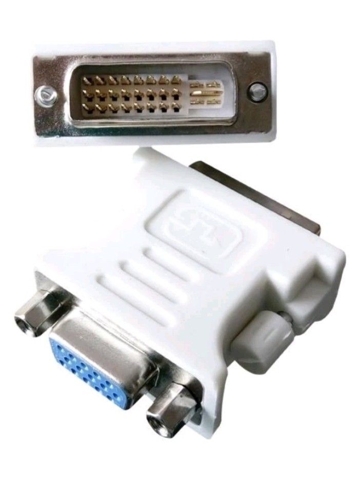 Male DVI To Female VGA Adapter Male DVI-I 24+5 To Female VGA 15 Pin ...