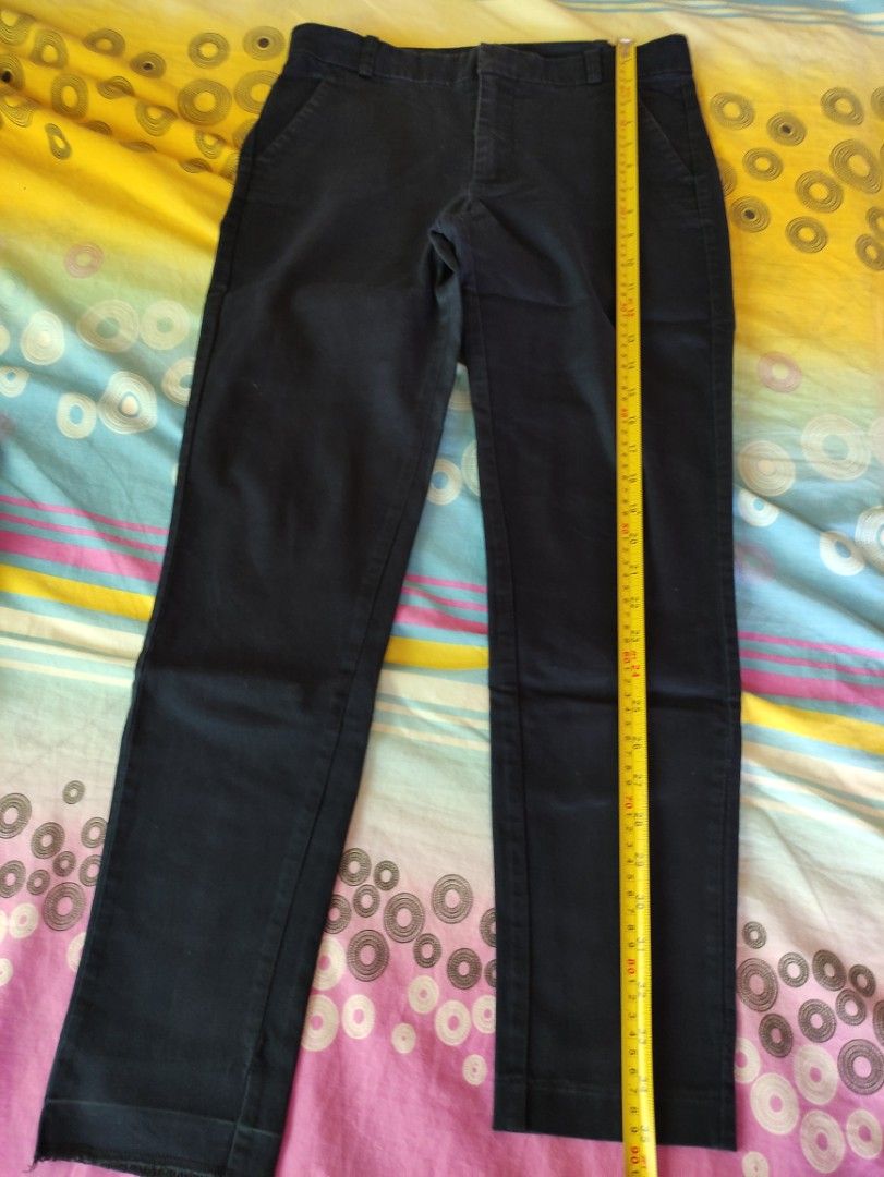 Mango dark blue formal pants for office, Women's Fashion, Bottoms ...