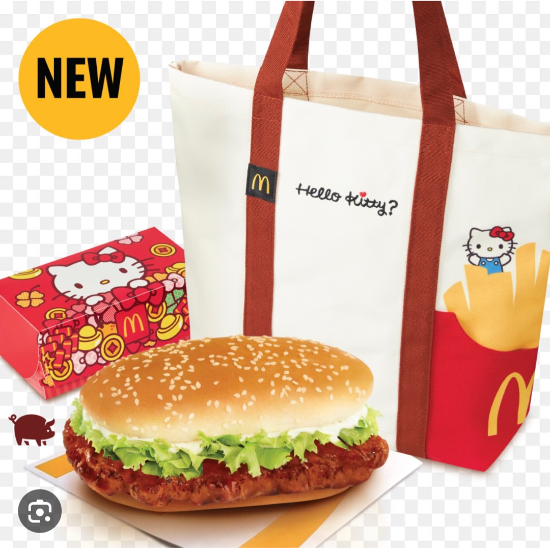 McDonald Thailand CNY 2024 Hello Kitty Tote (Limited edition), Women's ...