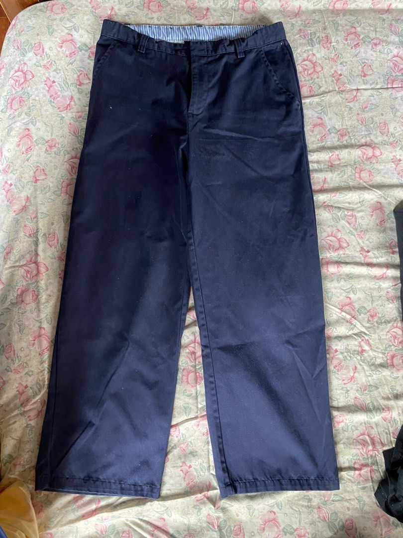 MEN S NAVY BLUE CHINOS, Men's Fashion, Bottoms, Chinos on Carousell