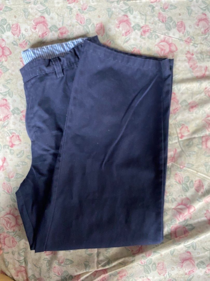 MEN S NAVY BLUE CHINOS, Men's Fashion, Bottoms, Chinos on Carousell