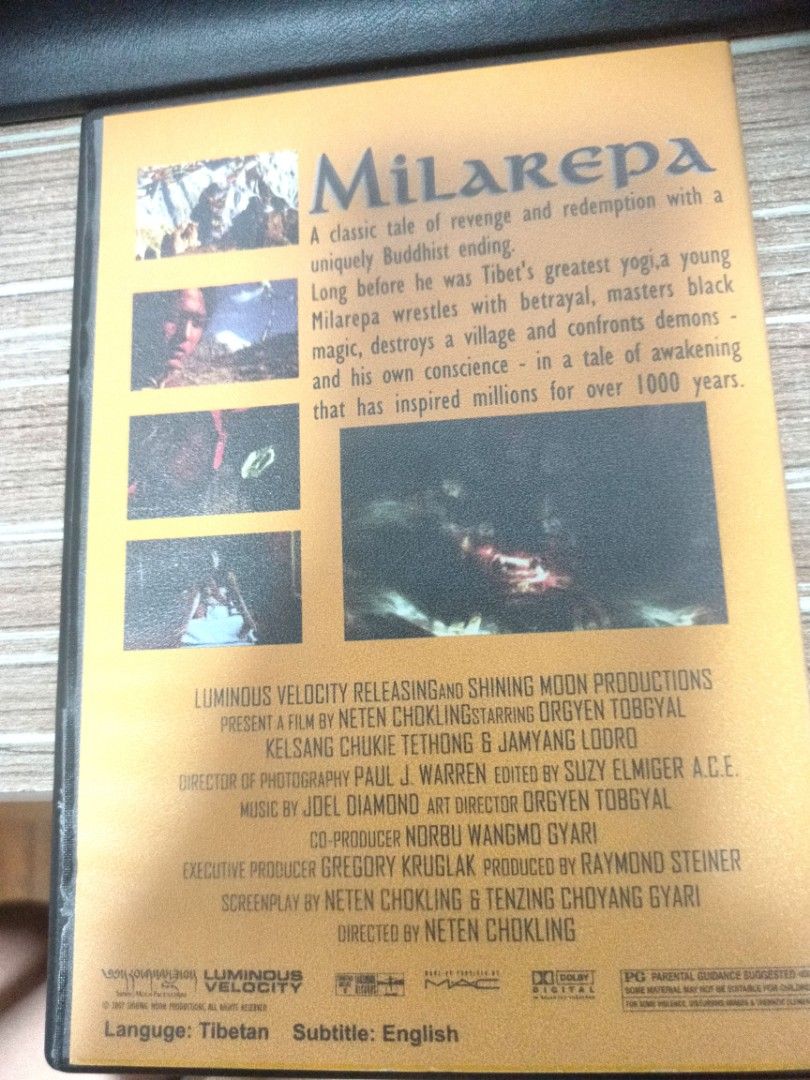 Milarepa (2008) - DVD, Neten Chokling, Hobbies & Toys, Music & Media ...