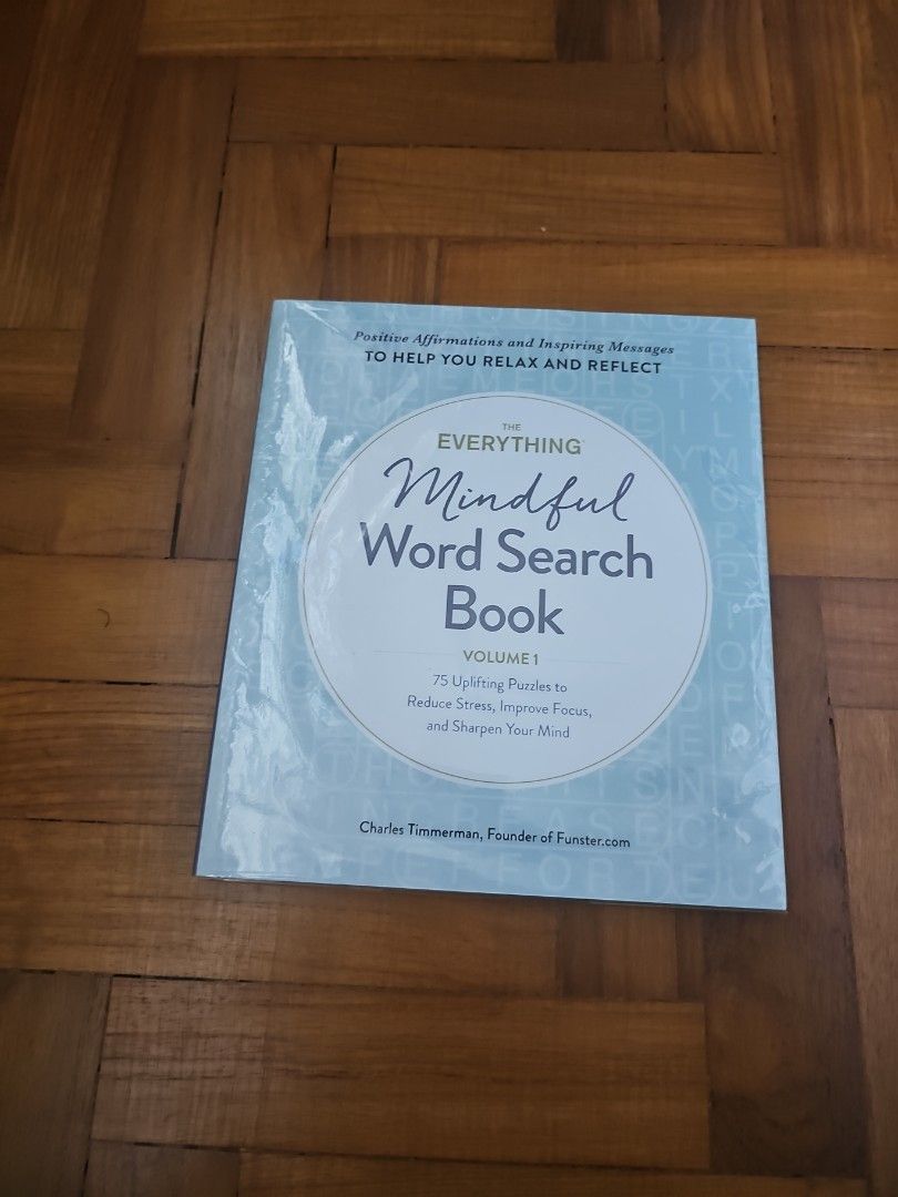 Mindful word search book, Hobbies & Toys, Books & Magazines, Fiction ...
