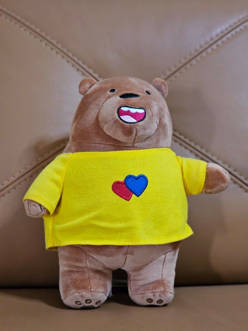 Miniso (We Bare Bears) Grizzly Bear, Hobbies & Toys, Toys & Games on ...