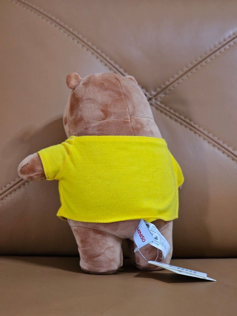 Miniso (We Bare Bears) Grizzly Bear, Hobbies & Toys, Toys & Games on ...