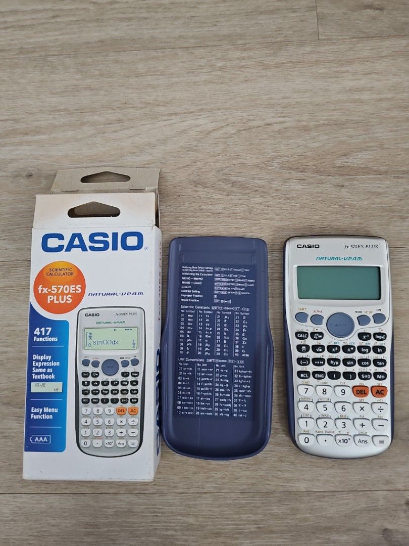 Mint Casio Scientific Calculator fx-570ES PLUS, Computers & Tech ...