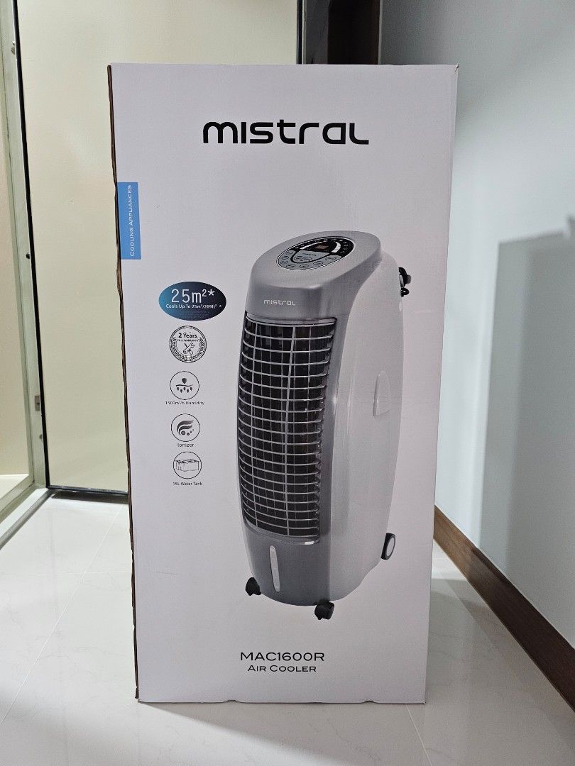 Mistral Air Cooler MAC1600R, Furniture & Home Living, Lighting & Fans ...