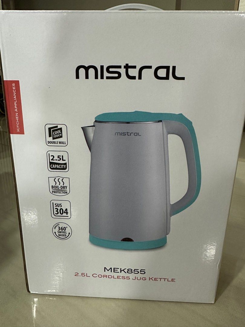 Mistral Kettle BNIB, TV & Home Appliances, Kitchen Appliances, Kettles ...