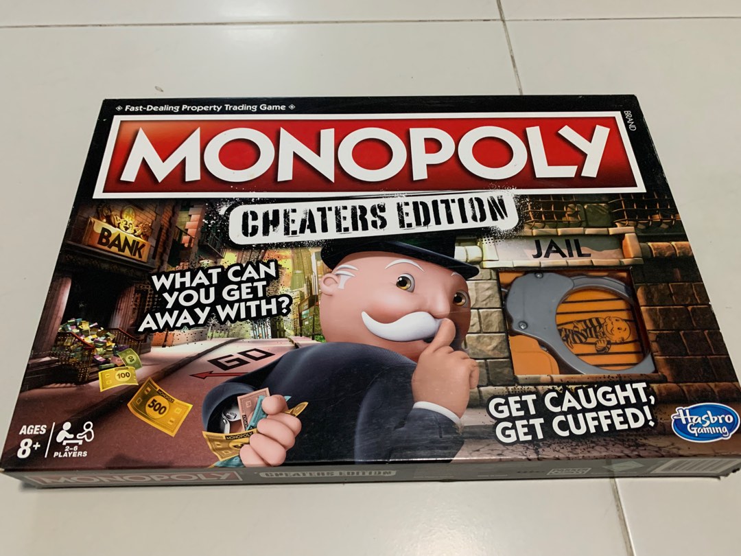 Monopoly Cheaters Edition, Hobbies & Toys, Toys & Games on Carousell