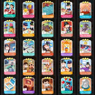 Monopoly go 4/5 star stickers, Video Gaming, Gaming Accessories, In ...
