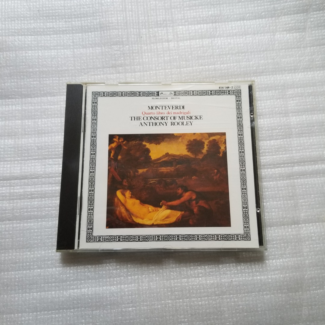 Monteverdi - Quarto libro dei madrigali (Rooley, l’oiseau-lyre銀圈西德版), 興趣及遊戲, 音樂、樂器 & 配件, 音樂與媒體 ...
